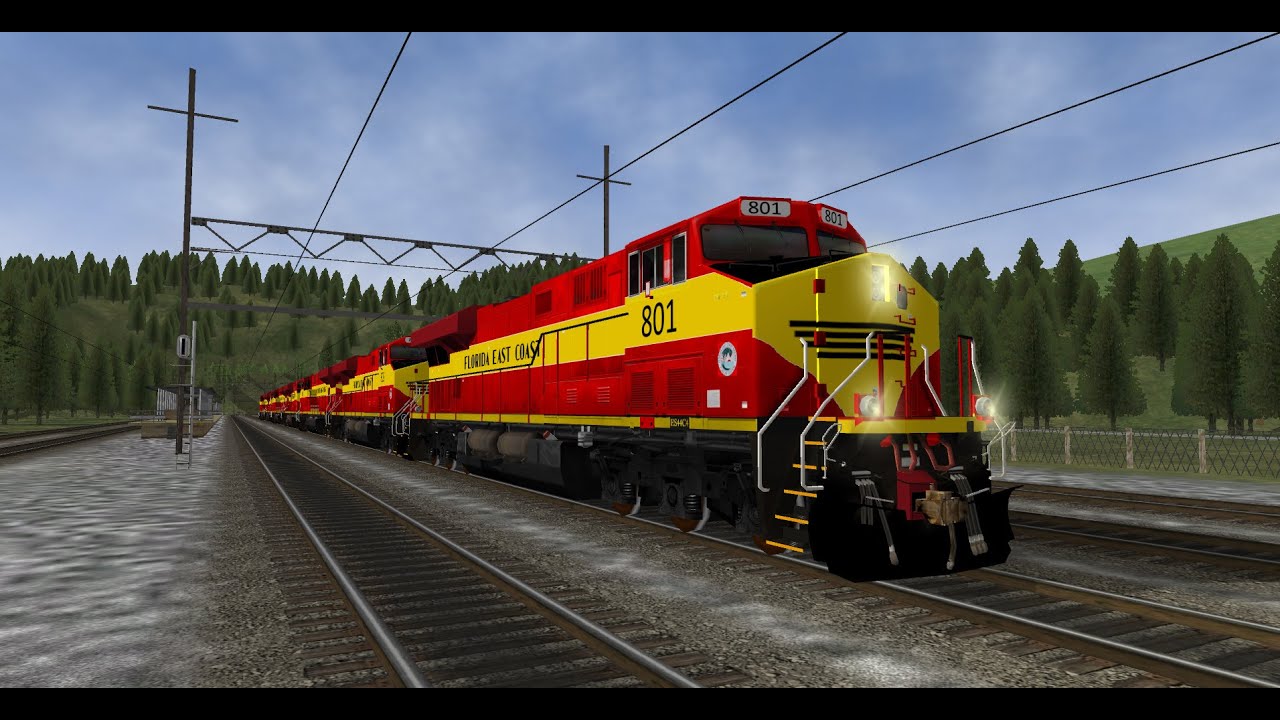 I Updated FEC ES44C4 In ORTS/MSTS - YouTube