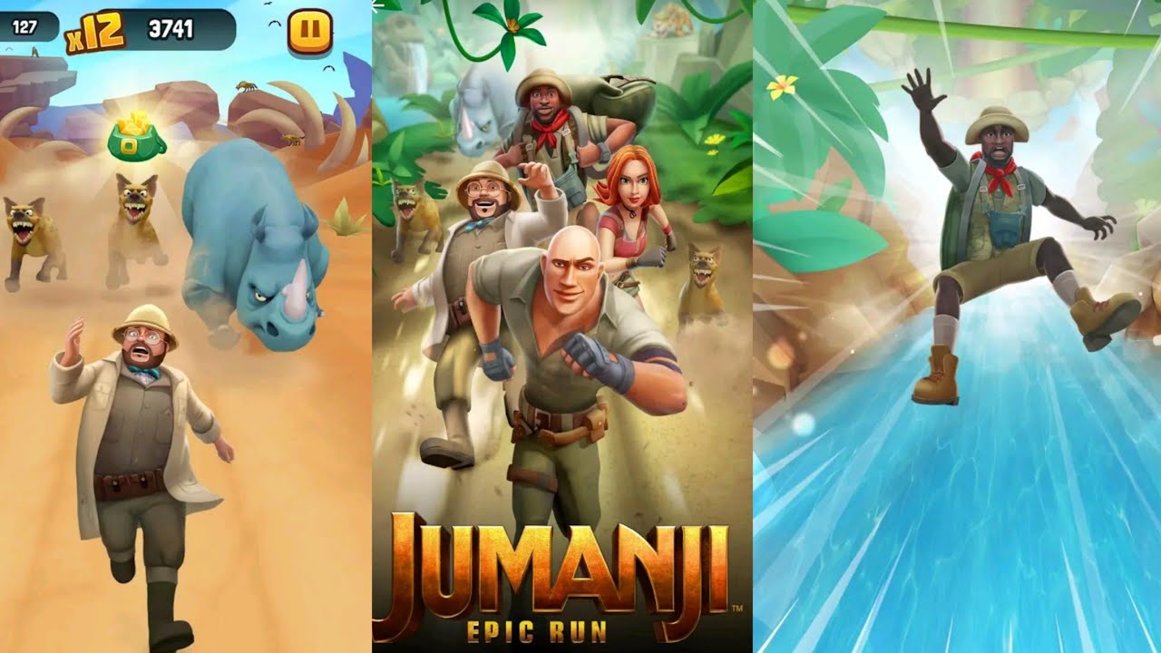 JUMANJI GAME : epic run - YouTube