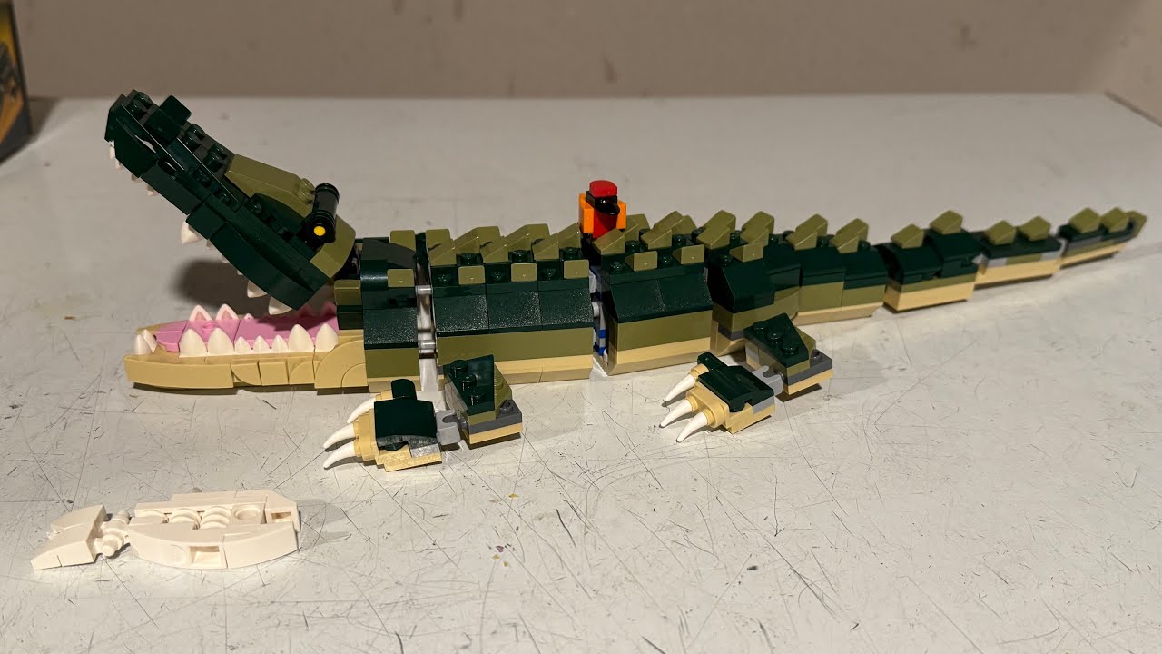 Crocodile Lego set 3 in 1 - Let’s Build! - YouTube