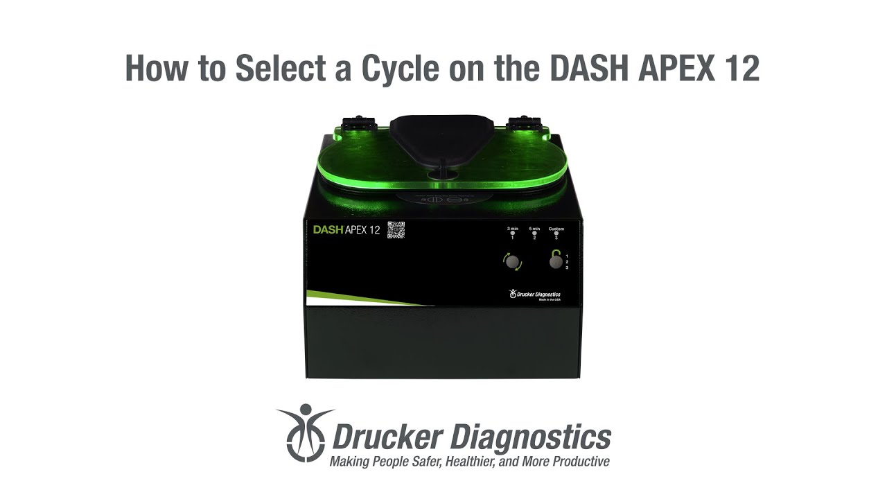 How to Select a Cycle on the DASH APEX 12 - YouTube