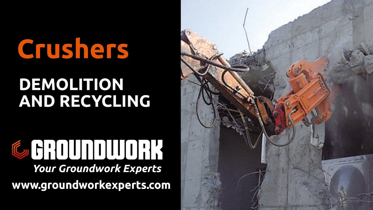 Demolition Made Easy With Our Hydraulic Crushers - YouTube