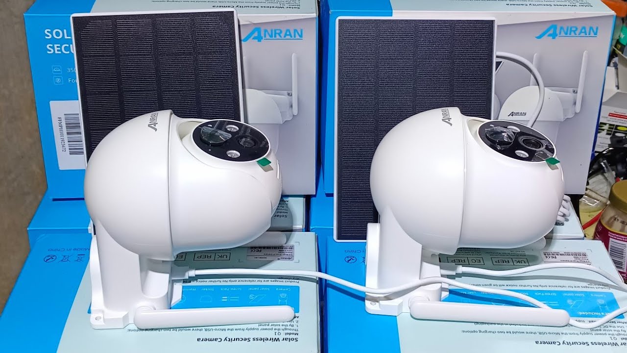 Solar CCTV camera installation - YouTube