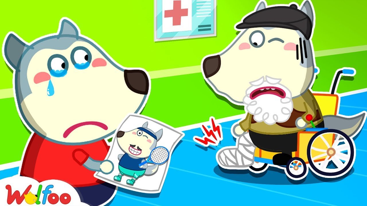 Don't Cry, Wolfoo! Grandpa Will Be Fine! | Kids Stories About Wolfoo ...