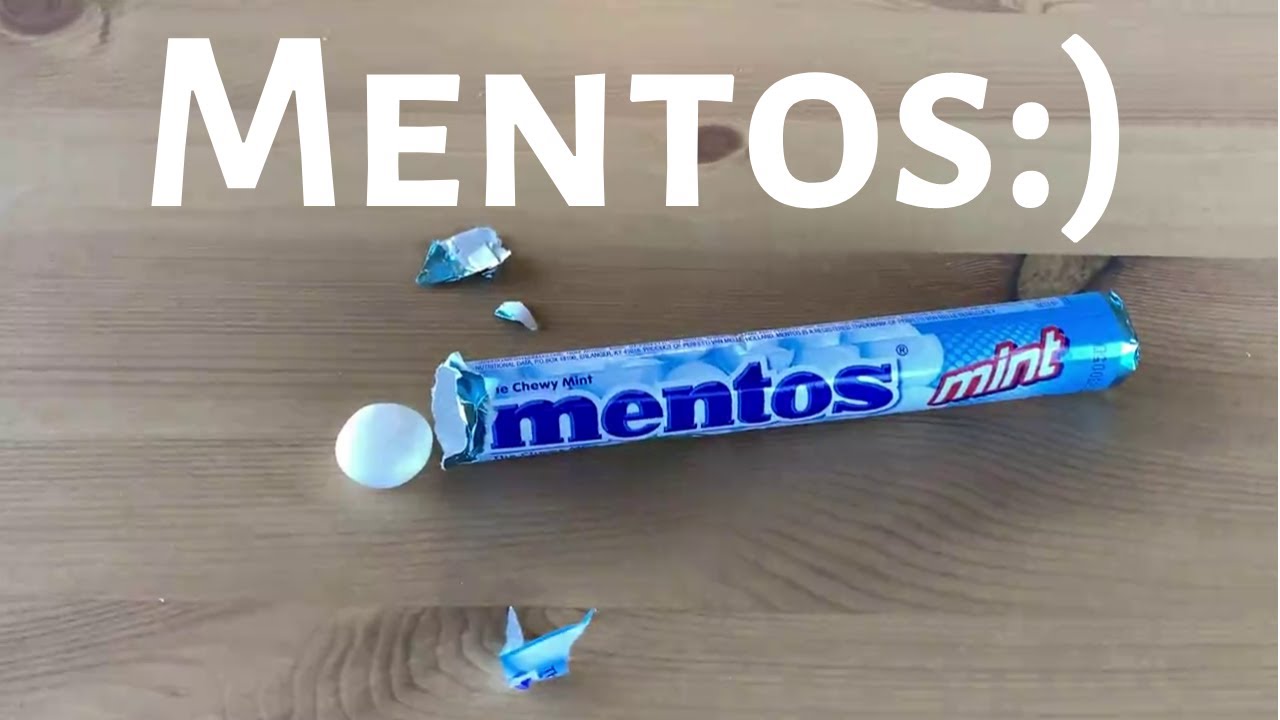 Mentos Review:) - YouTube