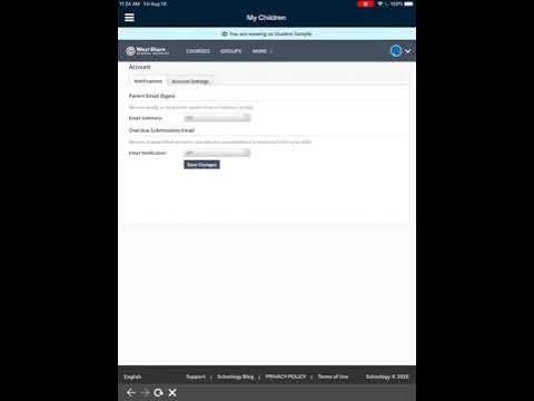 Setting Up Your Schoology Notifications as a Parent - Mobile Version ...