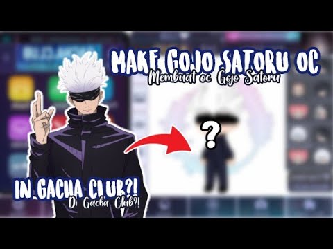 Gojo Satoru In Gacha Club - YouTube