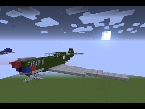 Minecraft Tutorial: P-40 Warhawk - YouTube