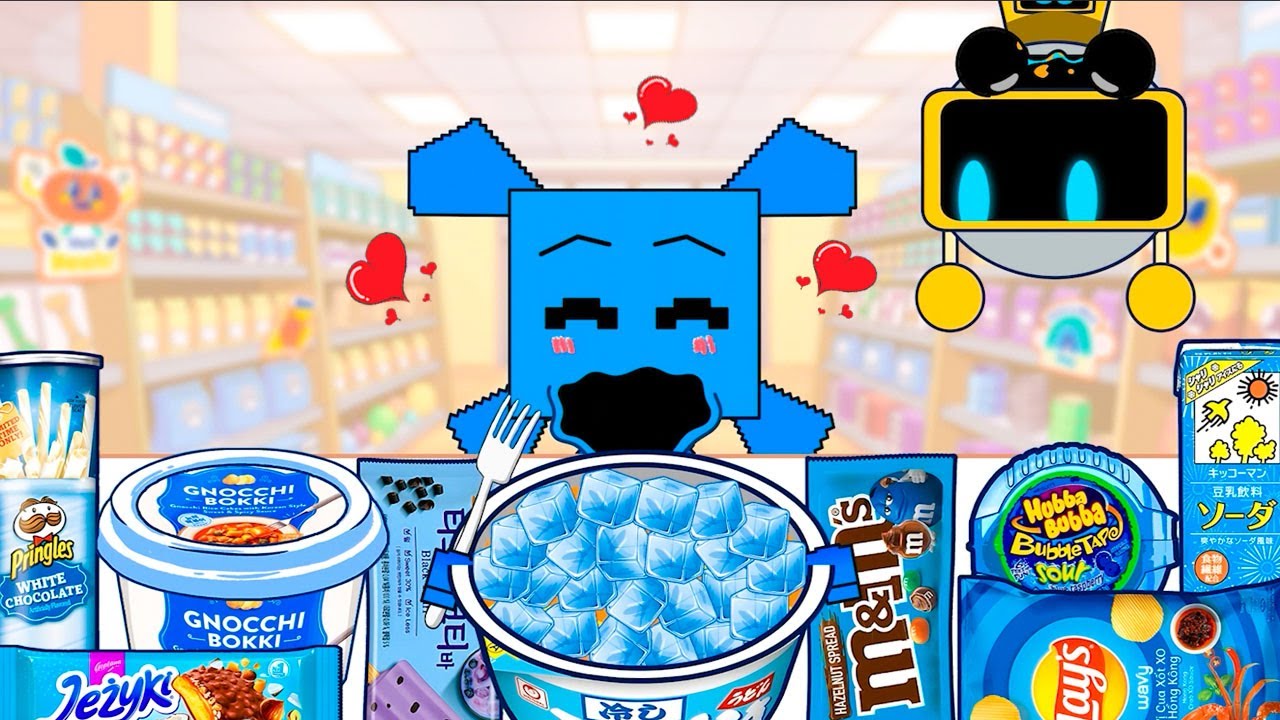 Funny BIT Fun Bot Mukbang 🍙 Incredibox Sprunki ASMR Animation - YouTube