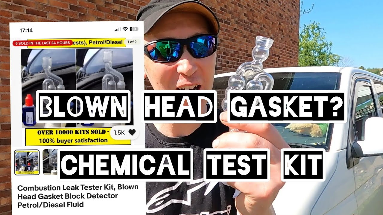 Testing the T5 head gasket using a £12.49 eBay chemical test kit. - YouTube