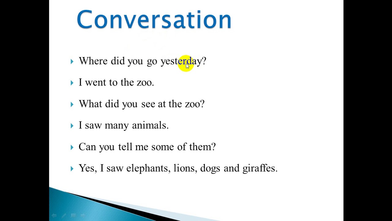 Basic English lesson 8 - YouTube