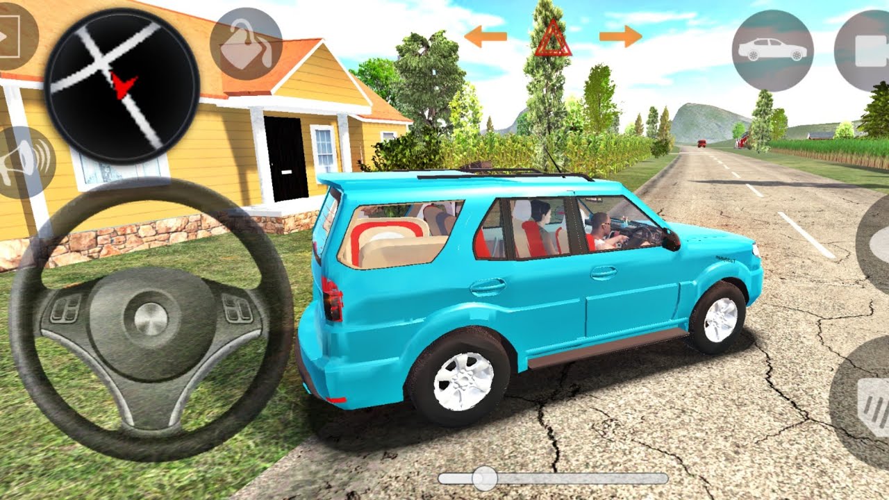 Indian Car Tata Safari SUV Driving | Indian Car Simulator 3D | Kar ...