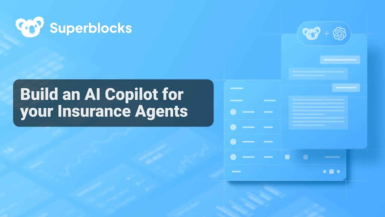 Build an AI Copilot for your insurance Agents - YouTube