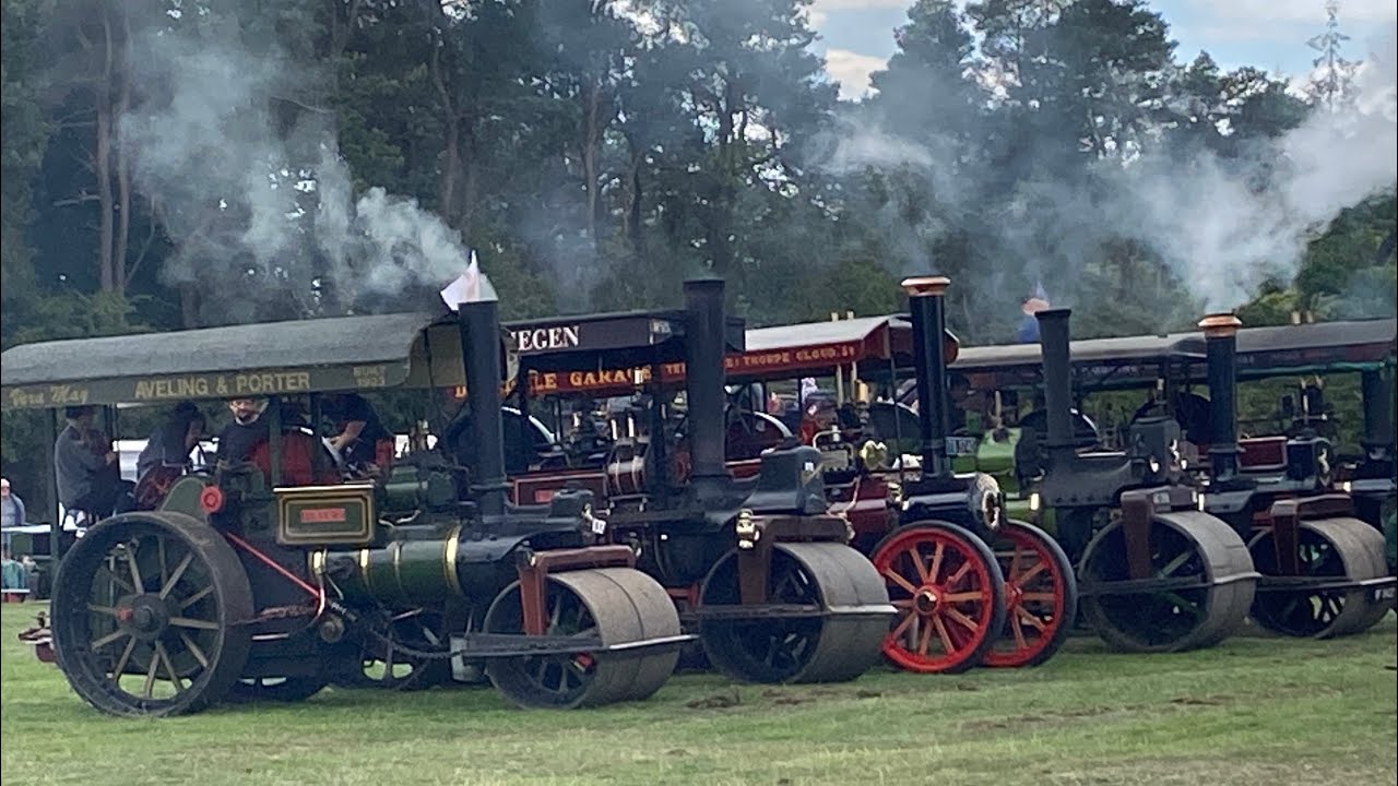 BIG STEAM ring parade at Cromford steam rally 2/8/2025 part 1 of 3 ...