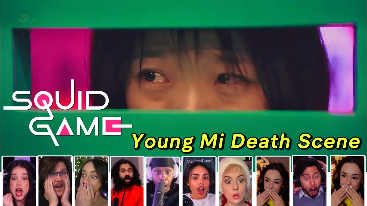 Reactors React To Young- Mi Death Scene| SQUID GAME - YouTube