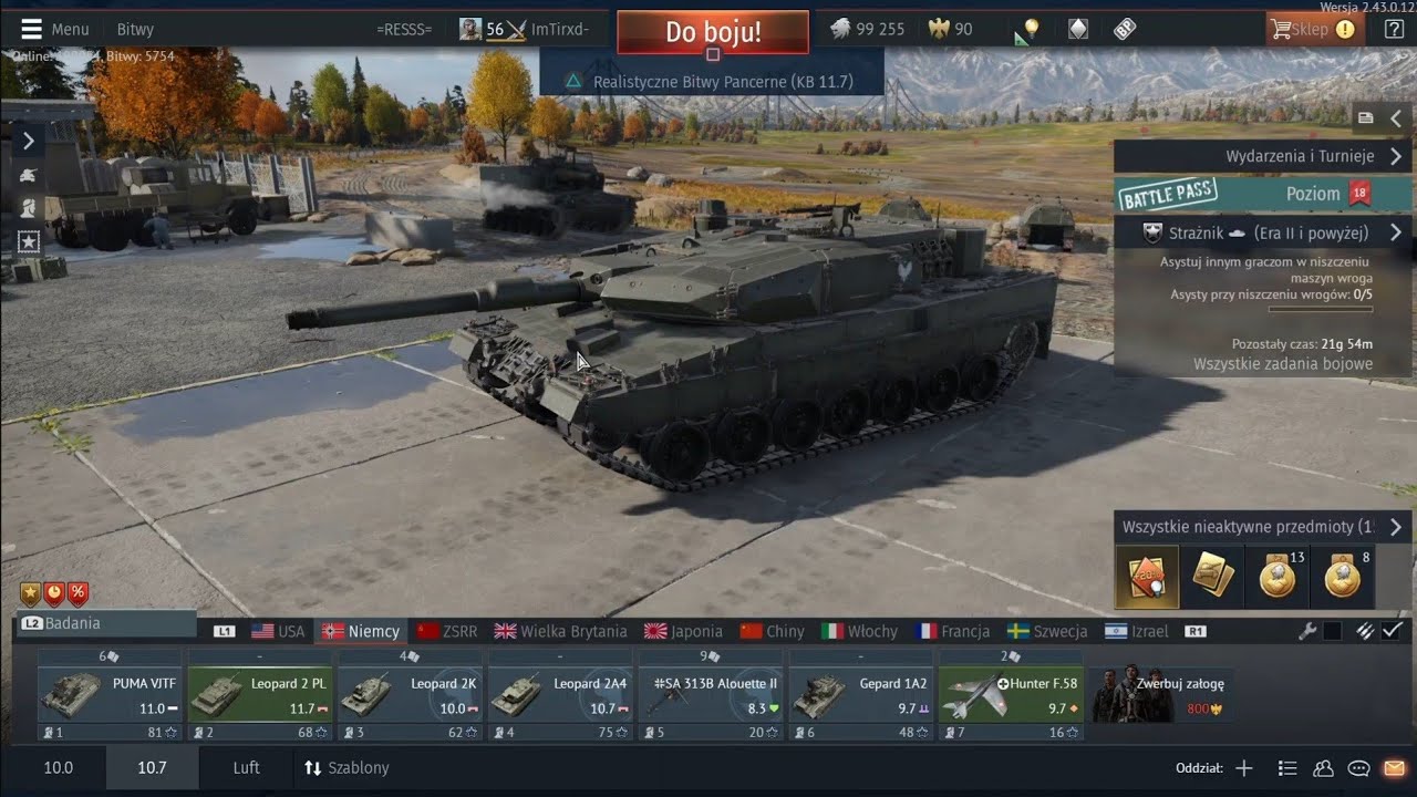 Leopard 2 PL - War Thunder - Live - YouTube