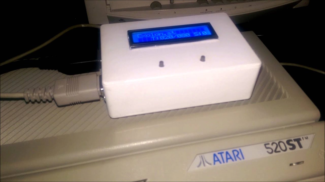 Gotek in Atari ST with other Mods - YouTube