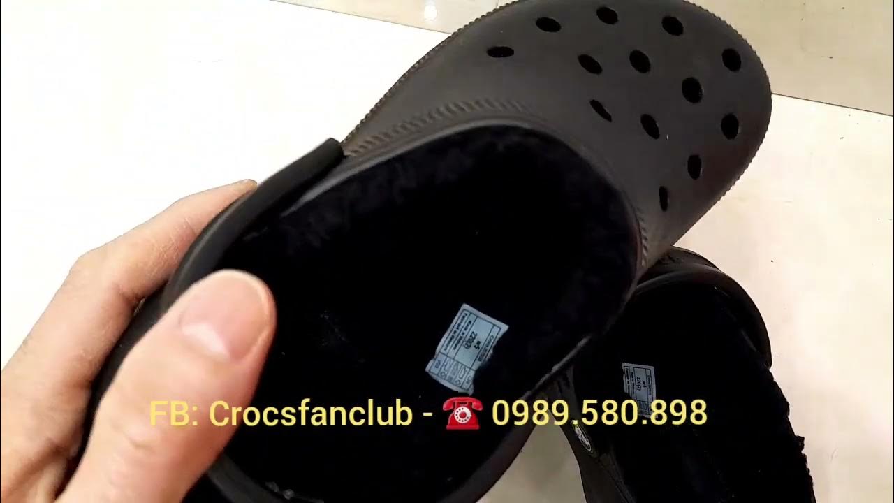 CrocsFanClub – PB342-sục classic đế cao lót lông, chuẩn ấm mùa đông, sz w5-w9, chuẩn form, màu ...