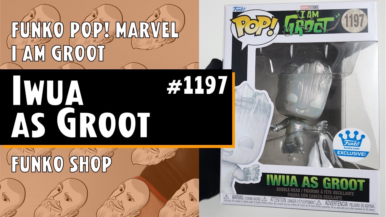 Funko Pop Iwua as Groot - 1197 - I Am Groot - Funko Shop // Just One ...