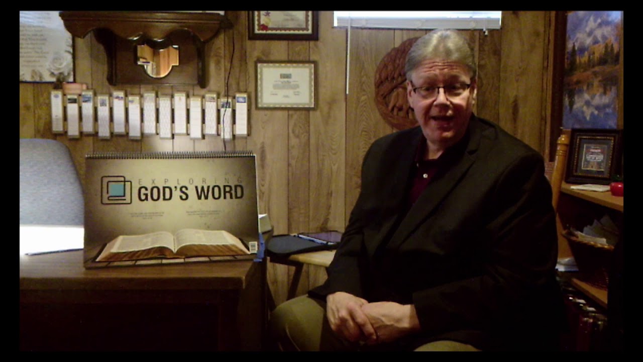 EXPLORING GOD'S WORD (Lesson 1) - YouTube