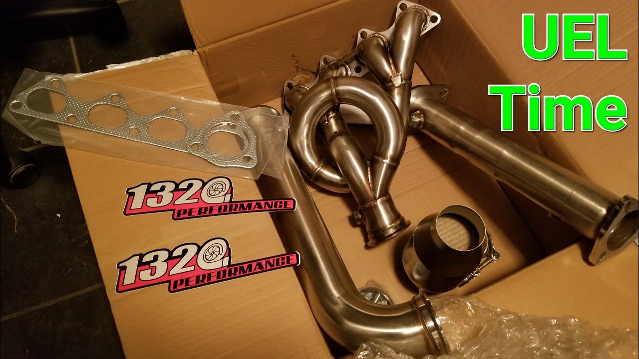 1320 Performance UEL D16 Header Install 2023 (93 DelSol Project) - YouTube