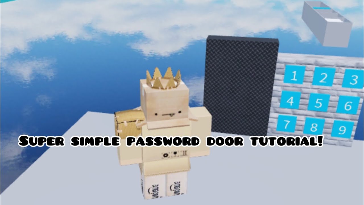 How To Make A Super Simple Password Door In Obby Creator YouTube How To Make A Super Simple Password Door In Obby Creator YouTube