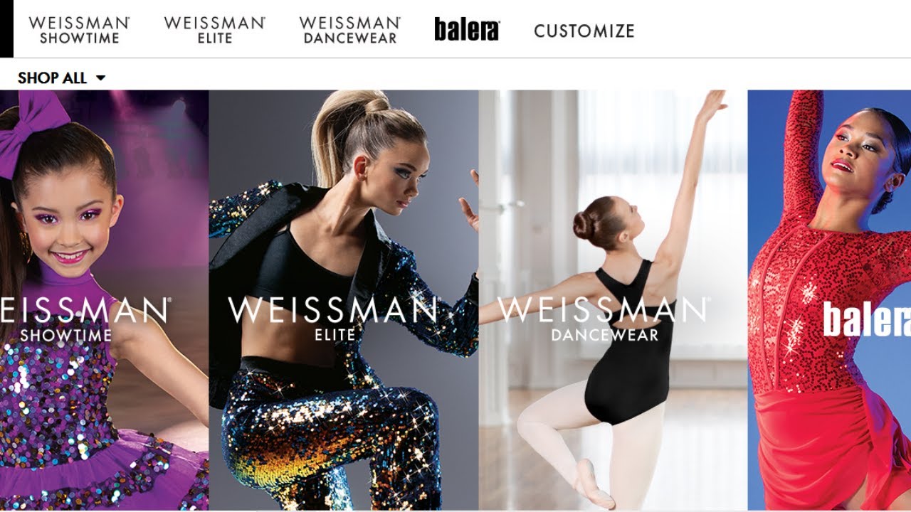 Weissman Dance Costumes // Online Dance Stores // Great Quality ...