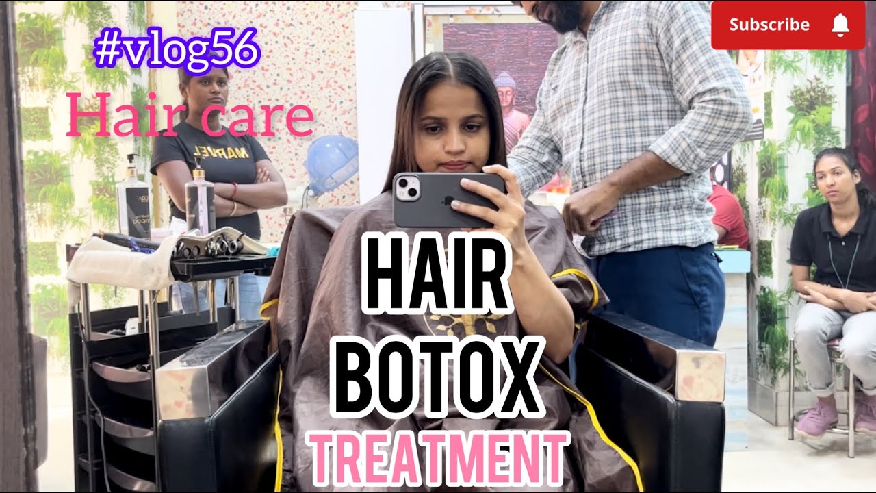 Hair Botox Treatment | Saloon vlog | Hair Care | #vlog56 - YouTube