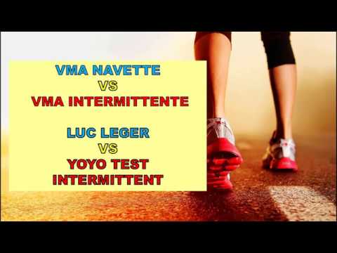 Test Navette Luc Léger et Yo-Yo test intermittent - YouTube