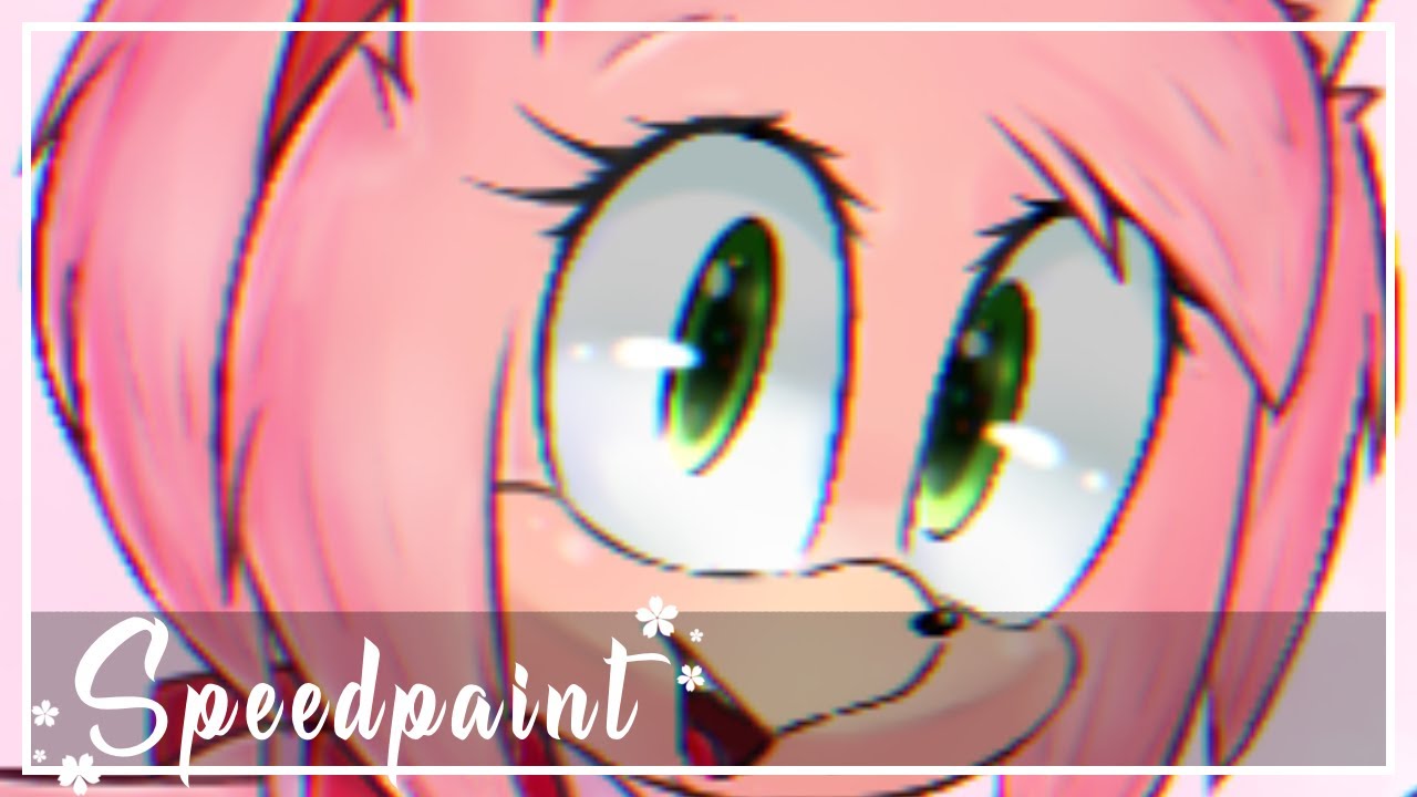 Movie Amy Rose || Speedpaint #3 - YouTube