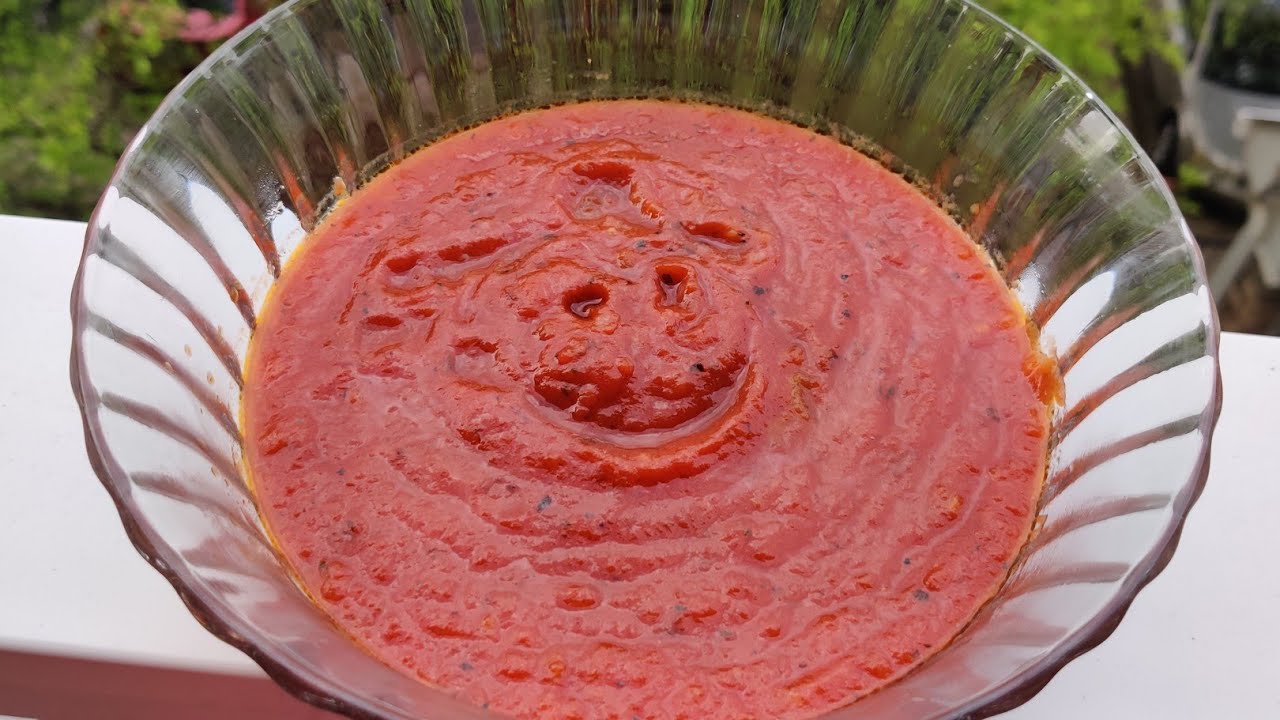 Concasse or Red Sauce or Tomato sauce - YouTube