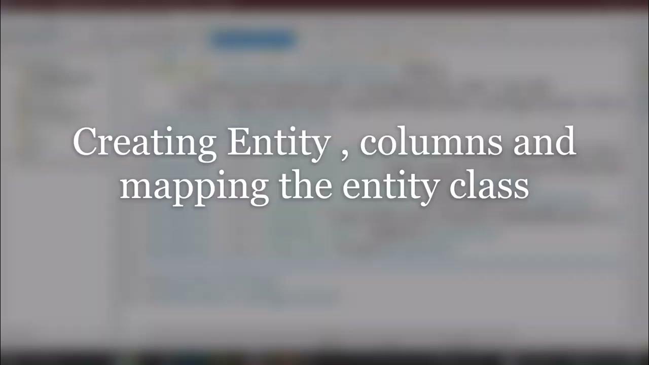 Hibernate Crudpart 3 Creating Entity Columns And Map Entity Class Youtube 4477