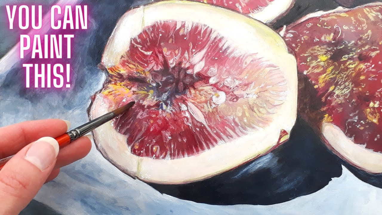 How To Set Up A Still Life Painting|Tutorial Acrylic Paint - YouTube