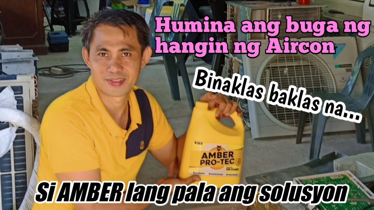 WEAK AIRFLOW OF AIRCON UNIT | AMBER PRO-TEC - YouTube