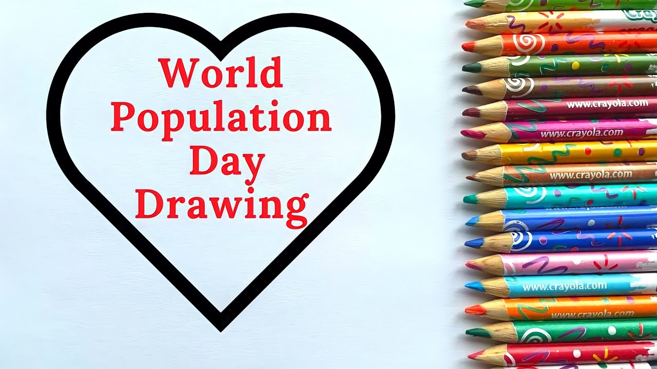 World Population Day July 11 Drawing|World population Day poster and ...