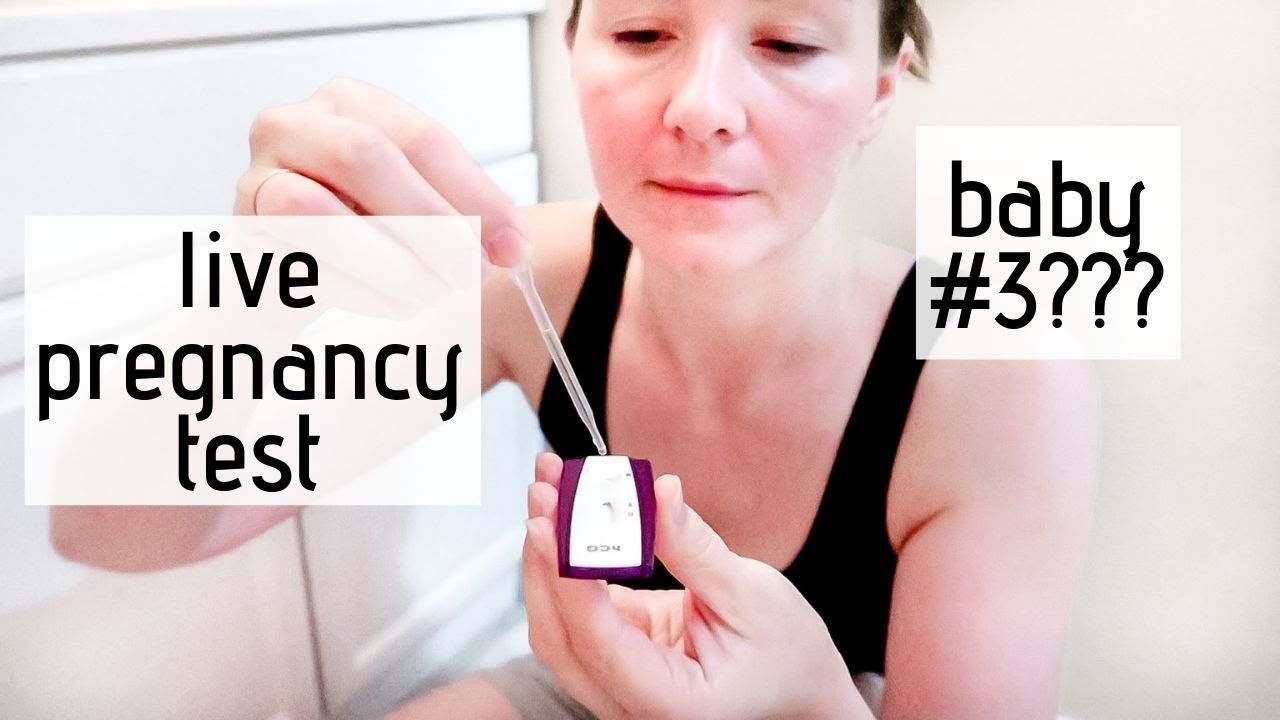 LIVE PREGNANCY TEST || TRYING FOR BABY #3 - YouTube