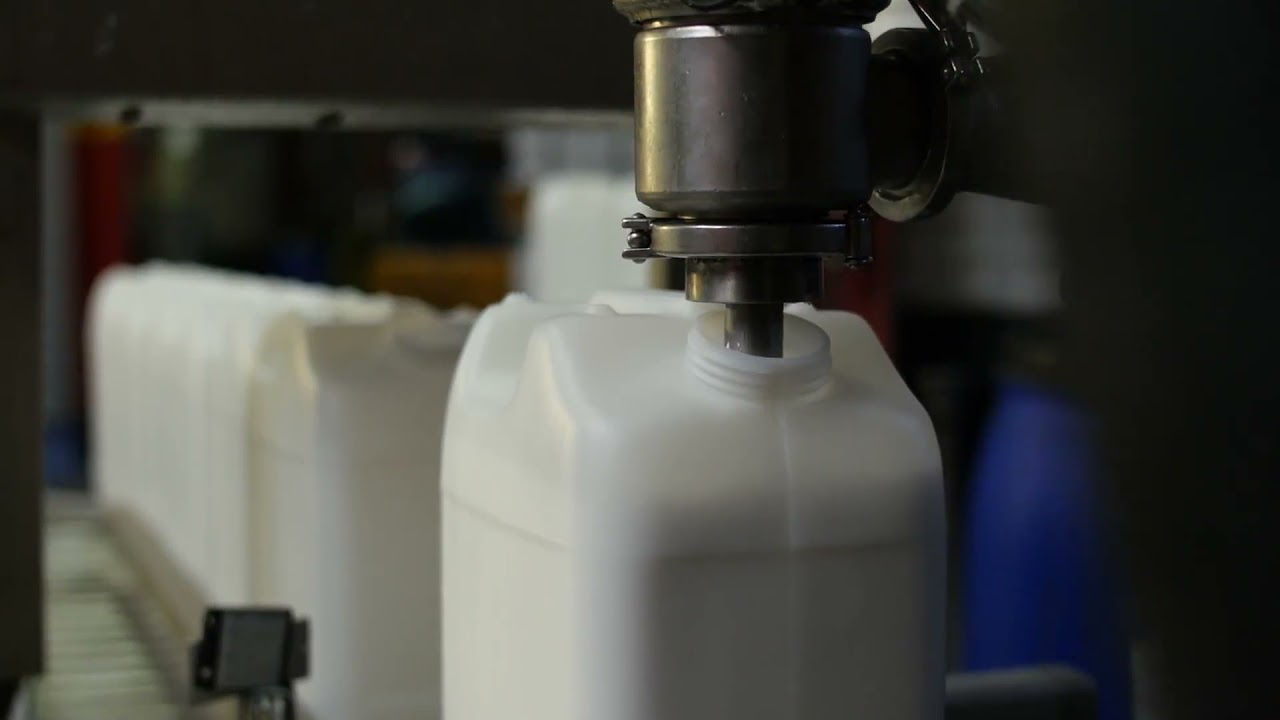Adhesive production - filling - YouTube