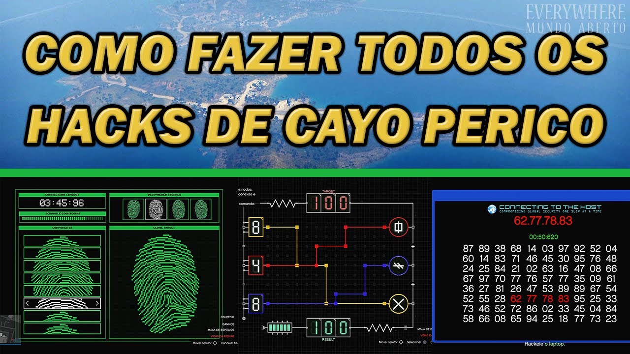 GTA Online - Como Fazer o Hack de Cayo Perico (Digital/Símbolos ...