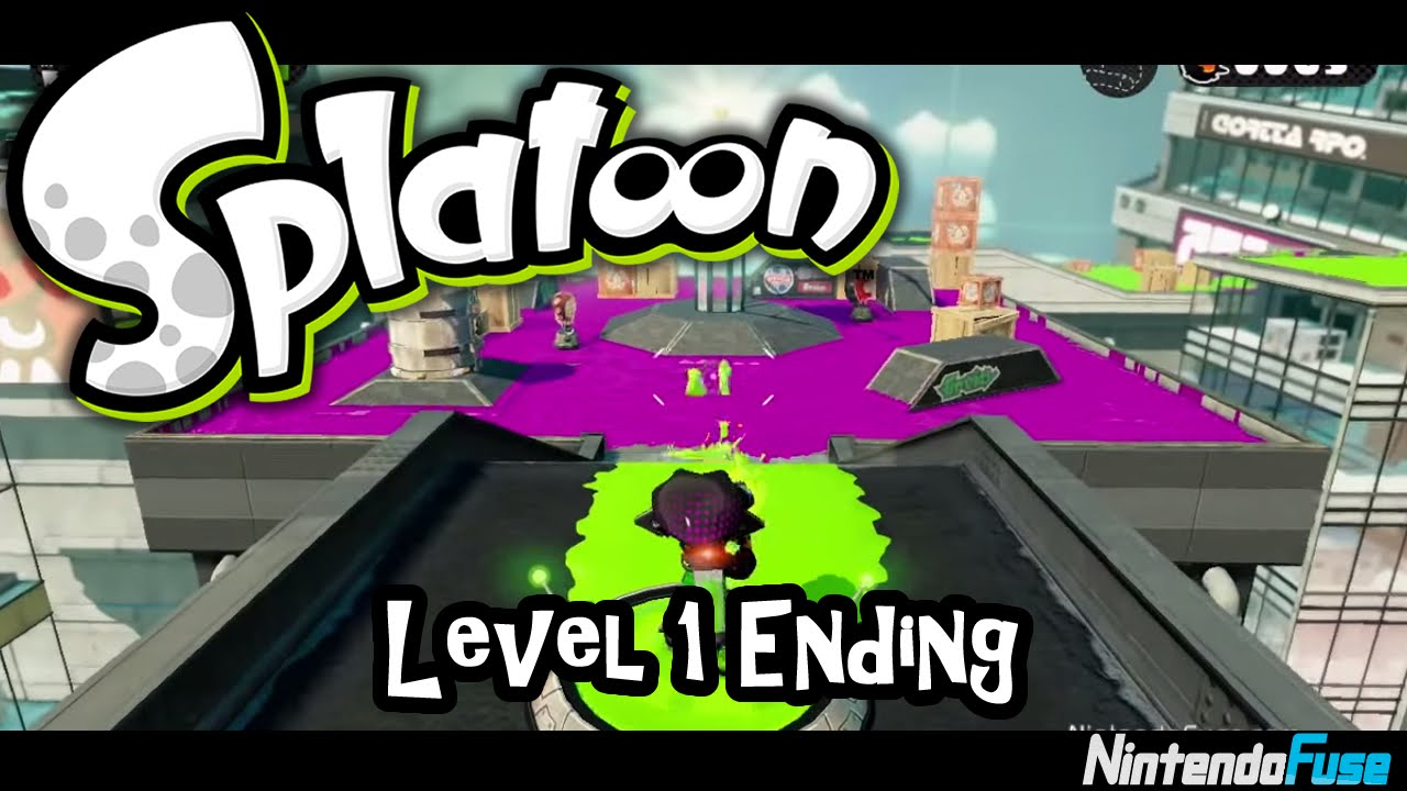Splatoon: Single Player Level 1 Ending - YouTube