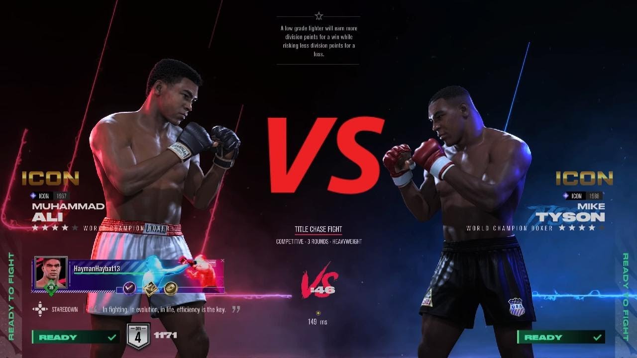 Muhammad Ali VS Mike Tyson in UFC 5 - YouTube