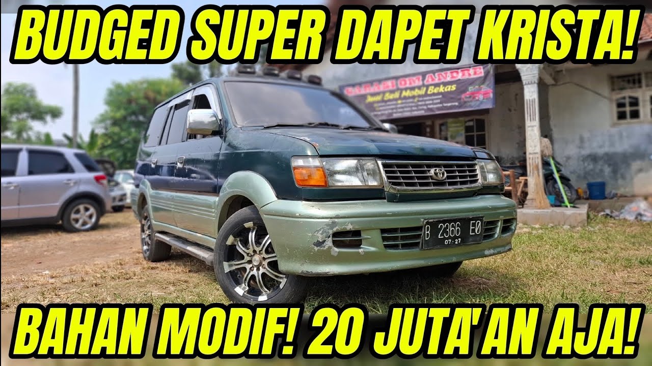 BUDGED 20 JUTA'AN DAPET KRISTA DI GARASI OM ANDRE! MURAH PARAH! REVIEW ...
