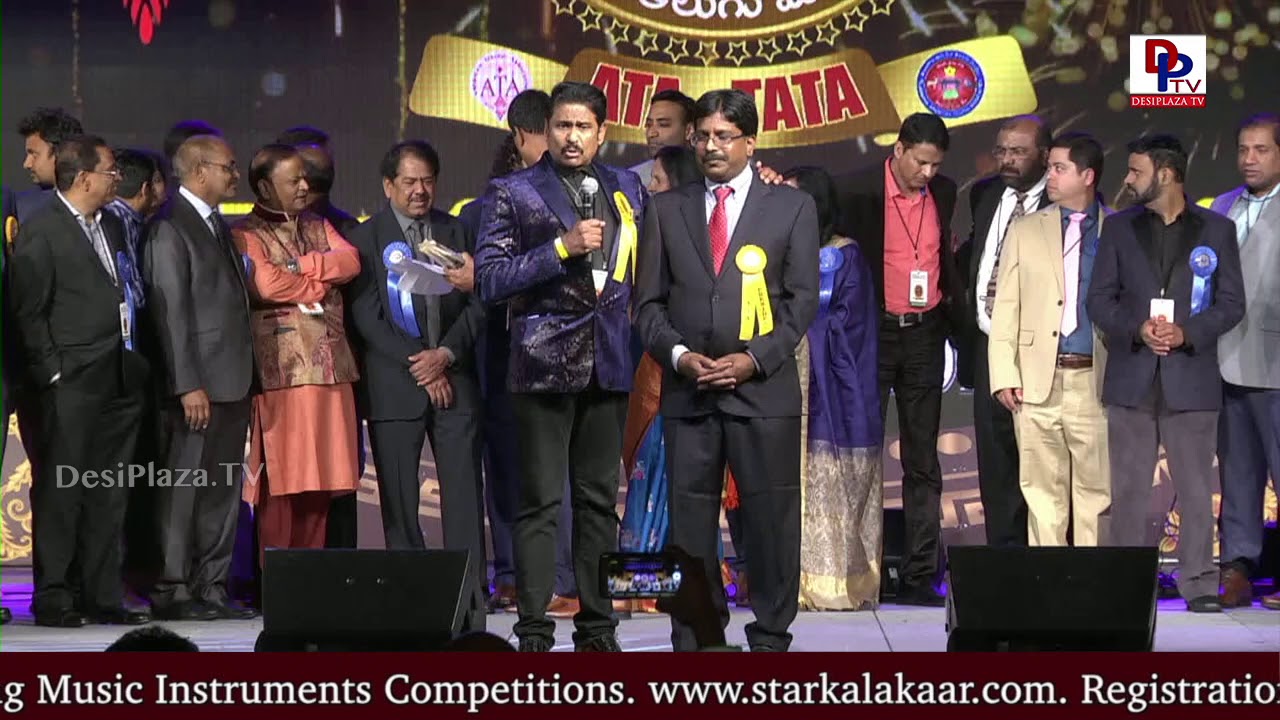 Harinath Policherla thanks Karunakar Asireddy at American Telugu ...