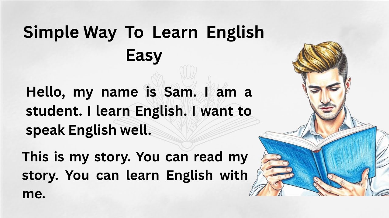 Simple Way To Learn English Easy| Improve your English| Graded Reader ...