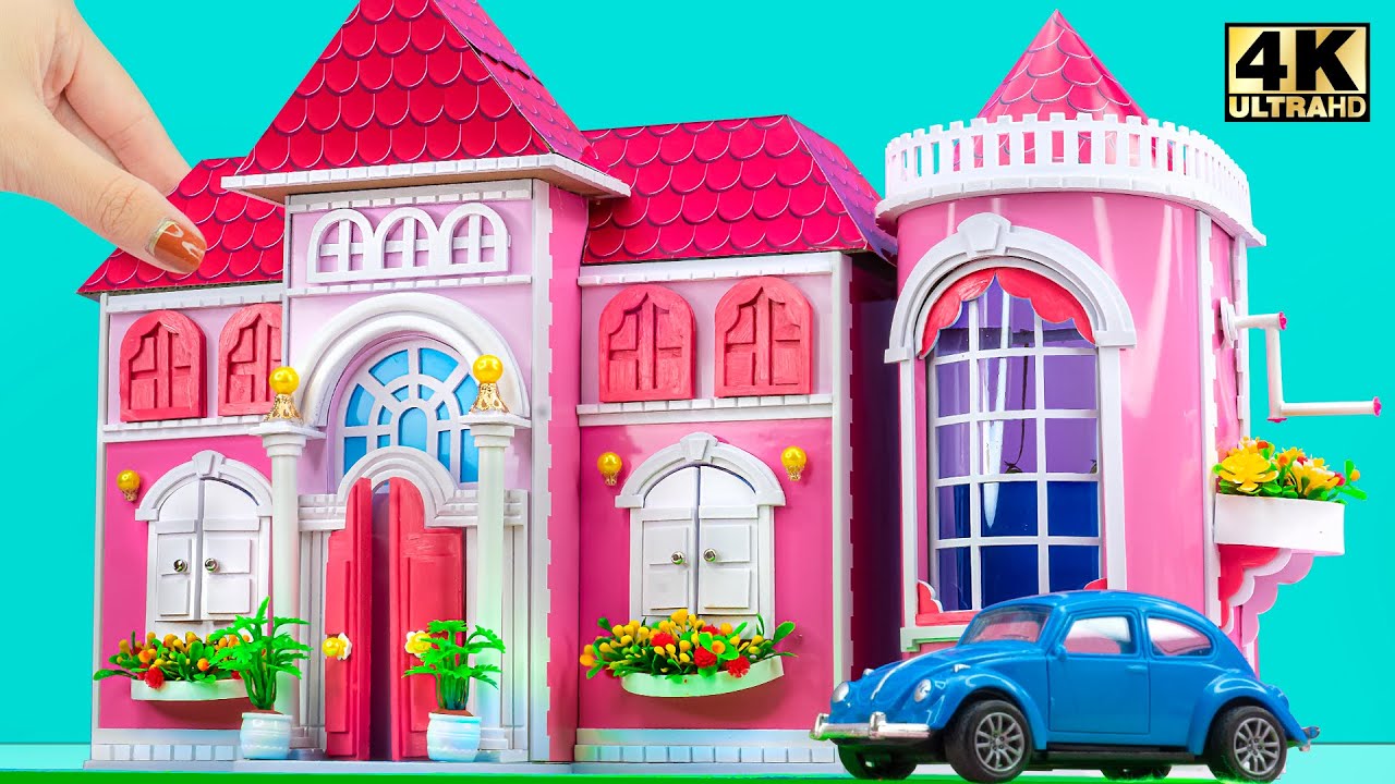 How To Make Awesome Pink Mini Castle have Beautiful Most Tower from ...