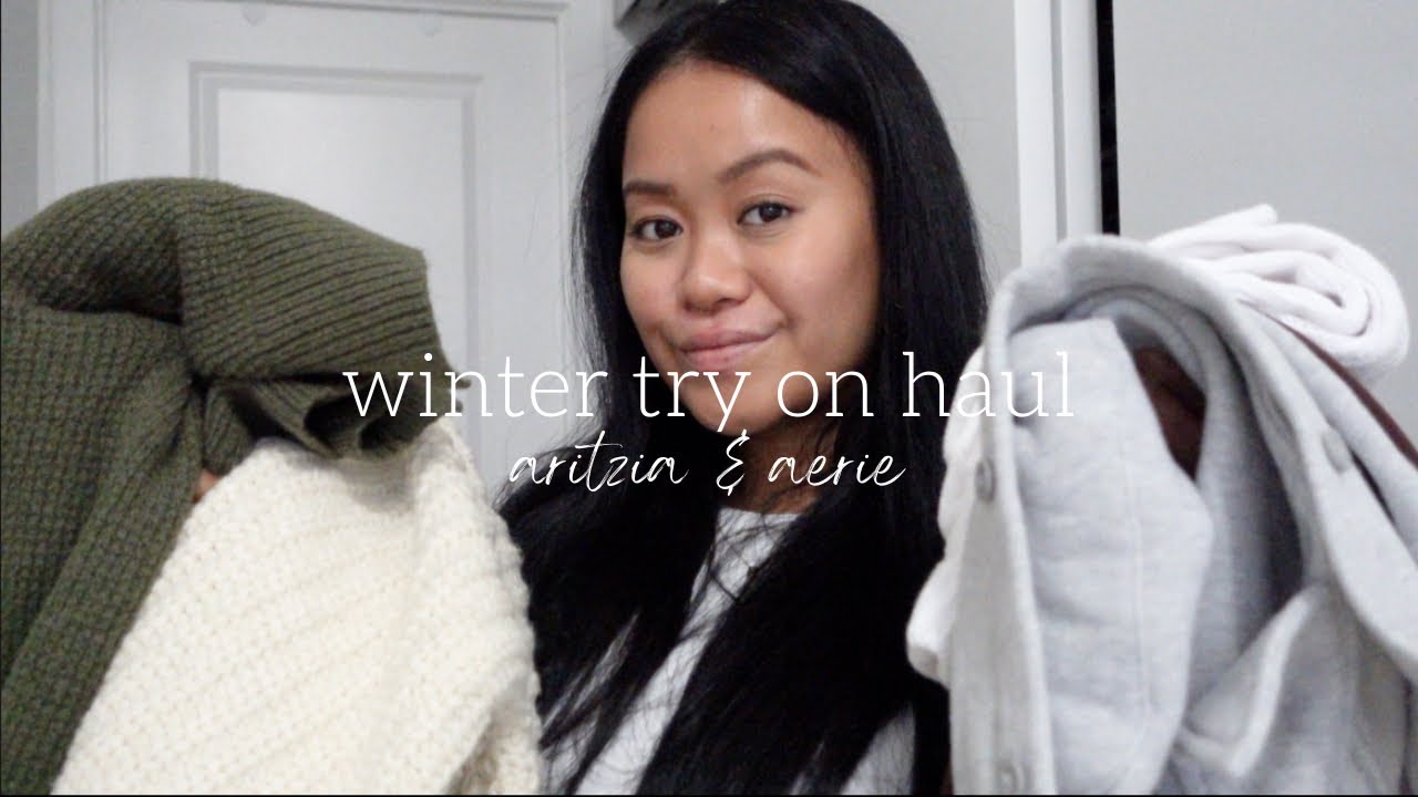 F/W haul ft. ana luisa: aritizia, aerie & STIL x kaeli mae || black ...