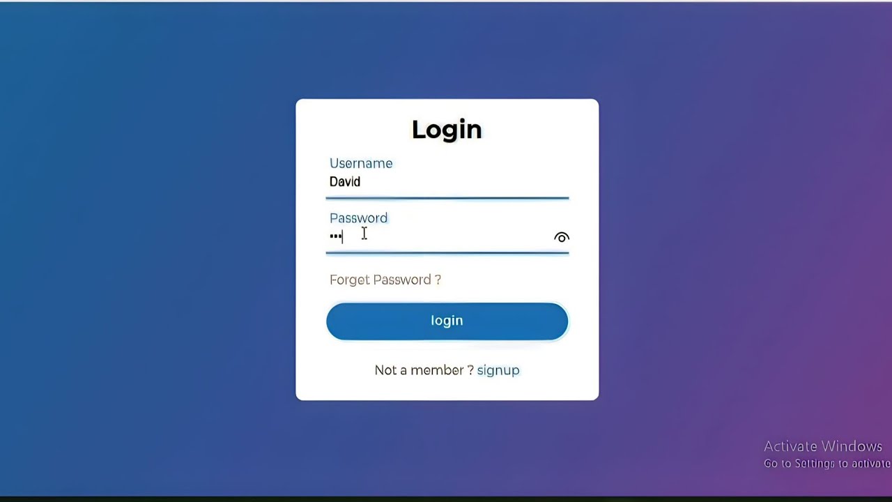Login-Forom with html & css #zero2hero - YouTube