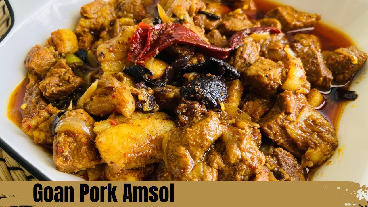 Goan Pork Solantulem Recipe | Easy Pork Amsol | Pork Recipe- By Natasha ...