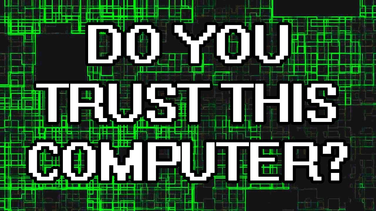 do you trust this computer confias en esta computadora - YouTube
