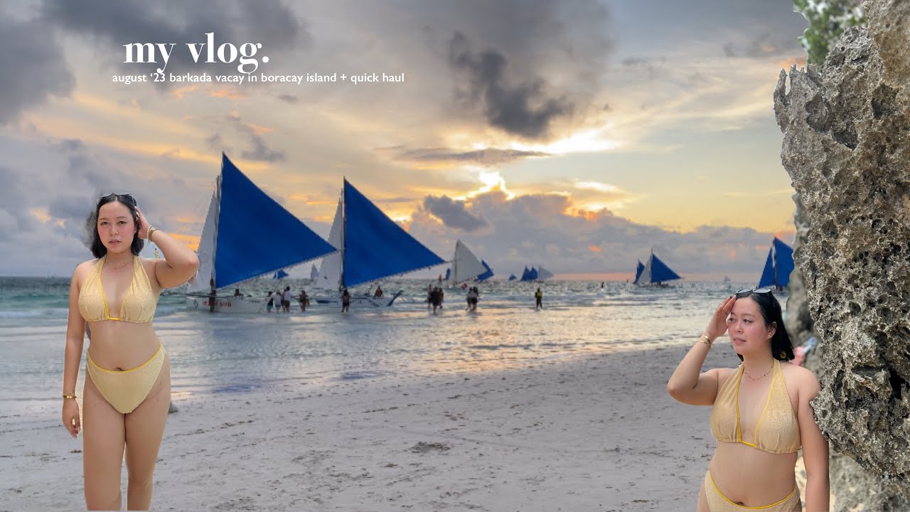 VLOG • *a vacay vlog* Our fun barkada trip to Boracay Island ️🏝️☀️ | Tine Balcobero - YouTube