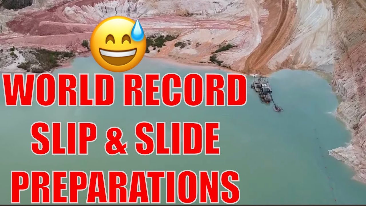 Epic Prep for Breaking the World Record: Longest Slip & Slide - YouTube