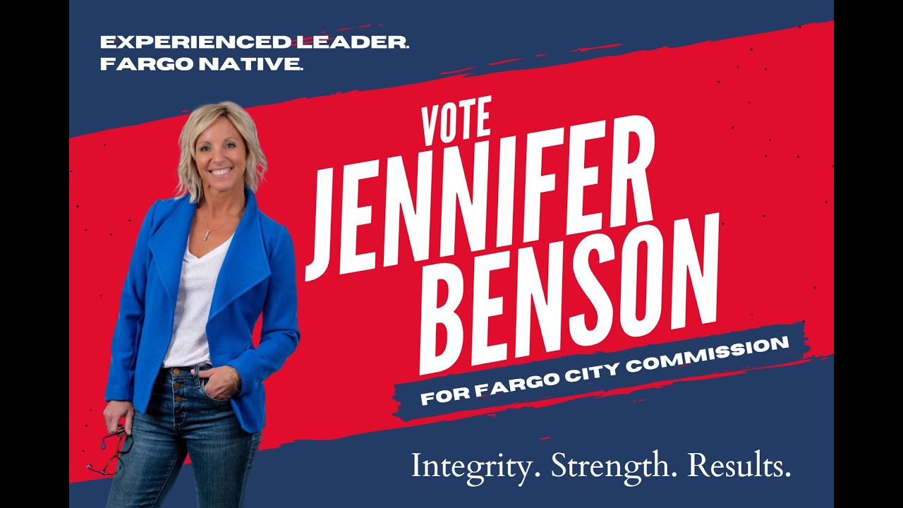 Jennifer Benson for Fargo City Commission- Why vote for me? - YouTube